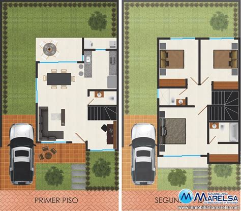 Casas Modernas De Dos Pisos Planos