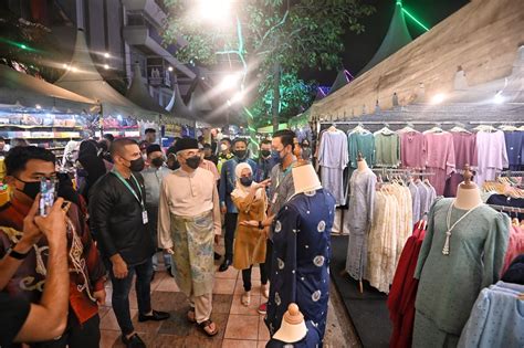 Melawat Kawasan Bazar Aidilfitri Di Jalan Hang Tuah Melaka TYT Melaka