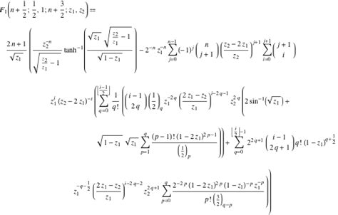 appell function f1 specific values subsection 03 06 02
