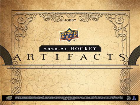 2020 21 UPPER DECK ARTIFACTS HOCKEY HOBBY BOX Breakaway Sports Cards