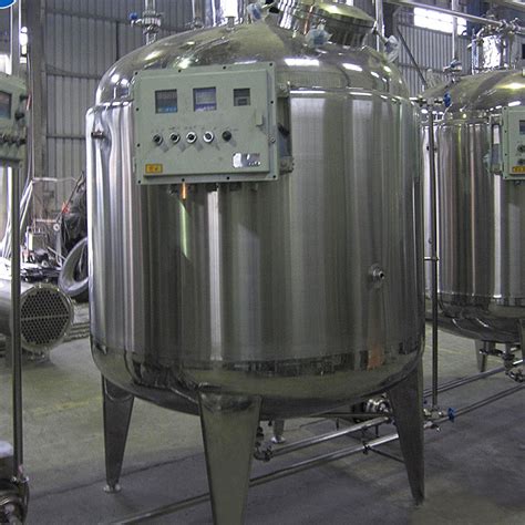 Small Pharma Double Jacketed Stainless Steel Stirrer Mixing Tank