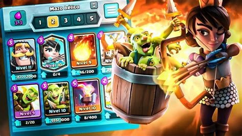 TOP 3 MAZOS DE LOG BAIT PARA ARENA 12 EN CLASH ROYALE MEJORES MAZOS