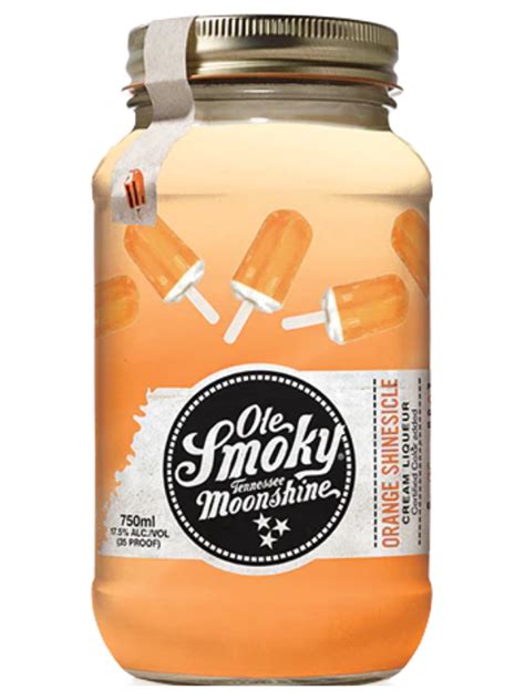 Ole Smoky Moonshine Orange Shinesicle Cream 750ml Luekens Wine Spirits