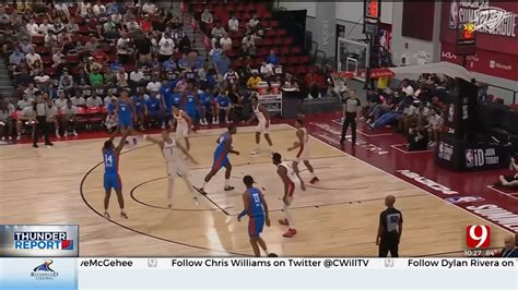 Thunder Take On Wizards During NBA Summer League