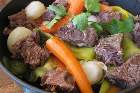 Pot au feu au paleron de bœuf