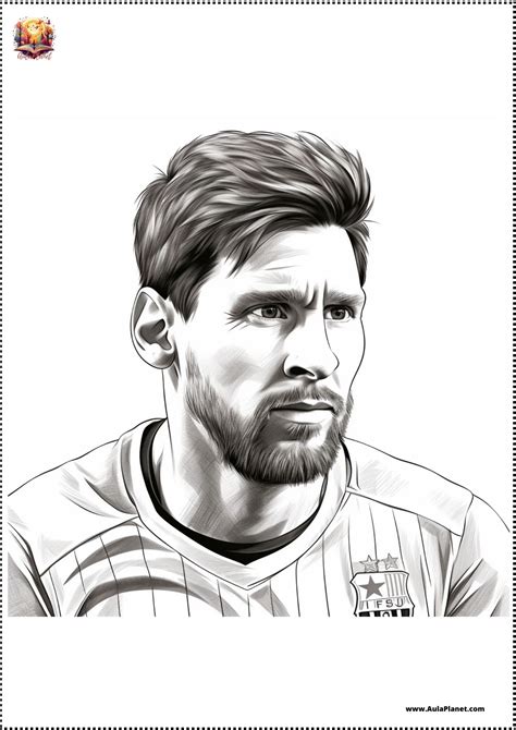 Dibujos De Messi Para Colorear Descargas Gratuitas Para Imprimir