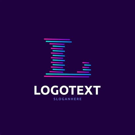 Logotipo De La Letra L Vector Premium