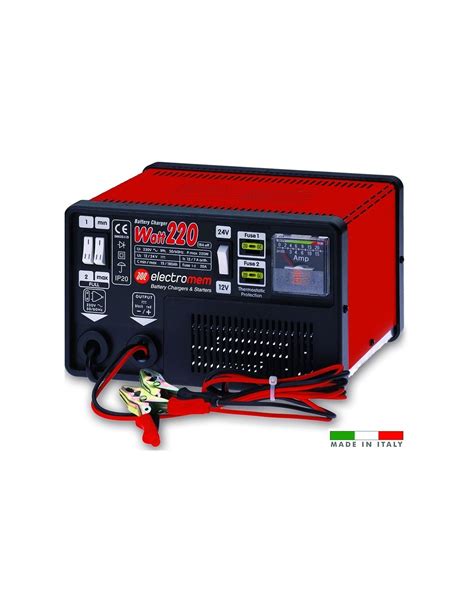 Caricabatterie Portatile Per Batterie Al Piombo 12V 24V