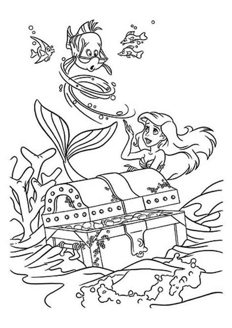 Desenhos Da Ariel Para Colorir