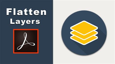 how to flatten layers in pdf using adobe acrobat pro 2017 youtube