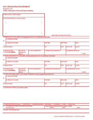 Fillable Online UCC 1 Instructions Form MindSerpent Fax Email