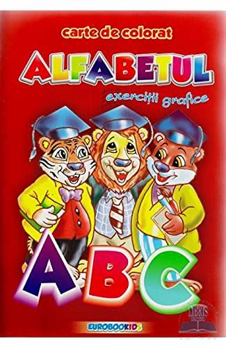 Alfabetul Exercitii Grafice Carte De Colorat A5 Fara Autor Amazon