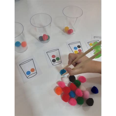 Jogo Brinquedo Pedagógico Coordenação Motora Percepção Cores em
