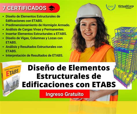 Curso Diseño de Elementos Estructurales con ETABS Gratis VIRTUALLCORP