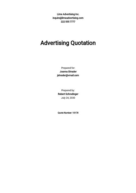 9 FREE Quotation Templates In Google Docs Template Net