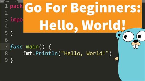 getting started with go programming language golang youtube