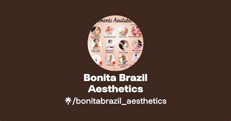 Bonita Brazil Aesthetics Instagram Facebook TikTok Linktree