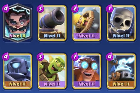 Pilas cargadas 5 mazos para ganar el desafío eléctrico de Clash Royale