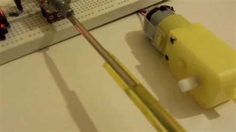 controlling a dc motor with tip120 and arduino youtube