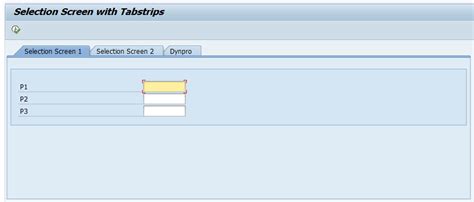 create tabs on selection screen sap tips