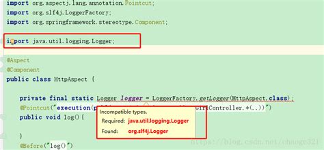 error 16 65 java 不兼容的类型 org slf4j logger无法转换为java util logging logger csdn博客