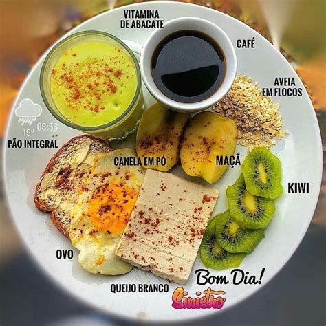 Opção de café da manhã saudável Refeição fitness para inovar o dia bem