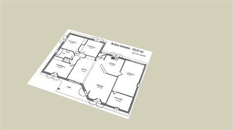 Plan De Maison Sketchup Ventana Blog