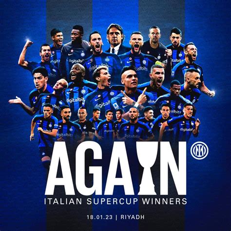 LInter Vince La Supercoppa Italiana 3 0 Dimarco Dzeko E Lautaro E