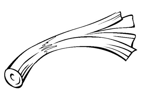 Leek Poireau Prei Lauch Coloriage Kleurplaat Coloring Para Colorear