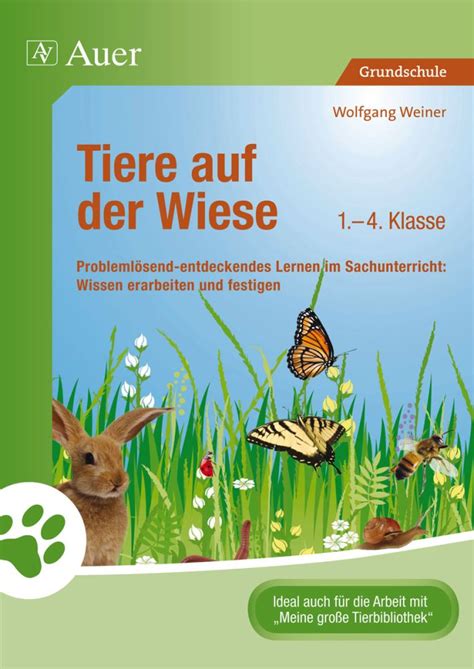 Tiere auf der Wiese Für Grundschule
