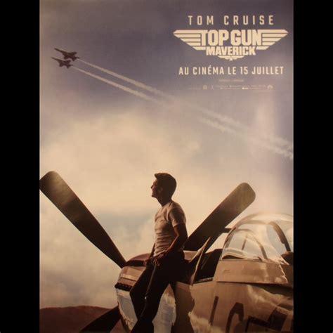 Affiche Du Film TOP GUN MAVERICK CINEMAFFICHE