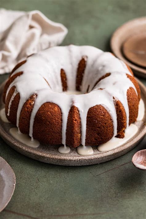 Moist And Easy Gingerbread Bundt Cake Frosting And Fettuccine