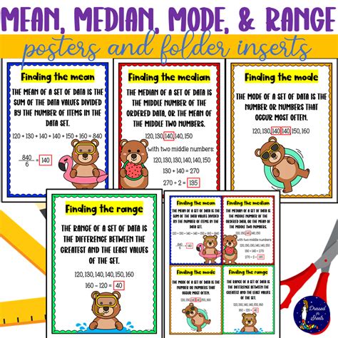 Halloween Mean Median Mode Range Practice Spooky And Fun Math