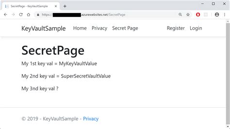 key vault for asp core web apps wake up and code
