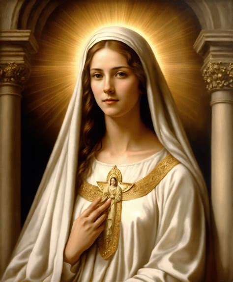Lexica Virgin Mary Mother Of Jesus Facing The Viewer Medium Distance