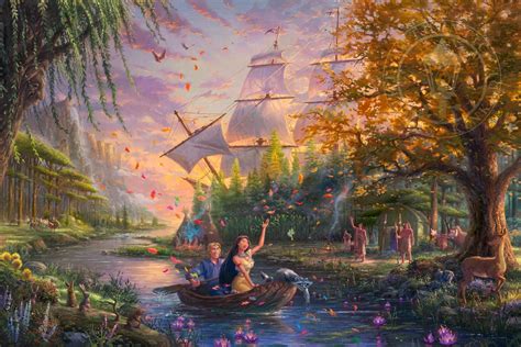 Thomas Kinkade Disney Paintings Wallpaper