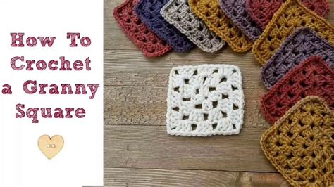 How To Crochet A Granny Square For Beginners YouTube
