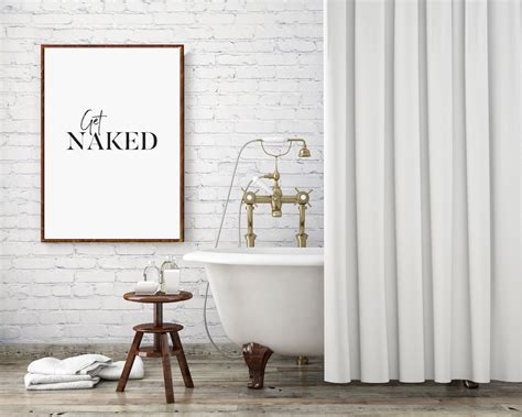 Get Naked Wall Art Printable Get Naked Print Get Naked Etsy