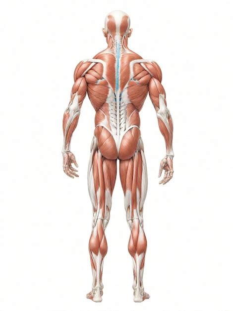Muscles Du Corps Humain Isolés Sur Fond Blanc Photo Premium