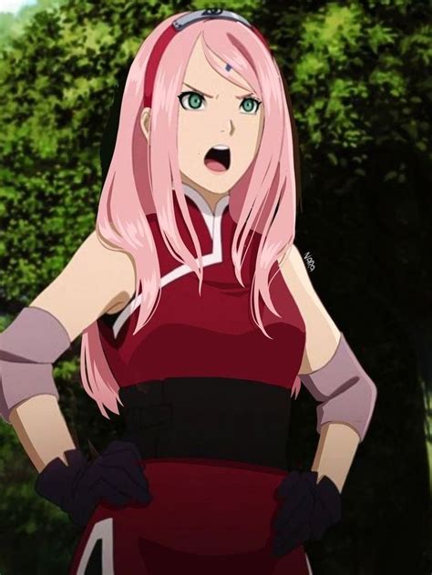 Sakura With Long Hair Is Just 🤩 Disegni Di Anime Arte Delle Anime Sakura