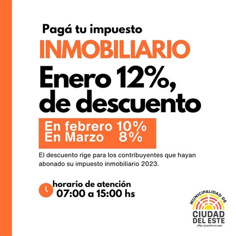 Municipalidad De CDE Ofrece Hasta 12 De Descuento Para El Pago Del