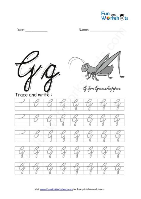 Capital G In Cursive Writing