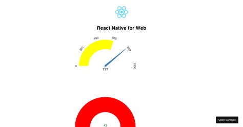 React Native Speedometer Gauge Examples CodeSandbox