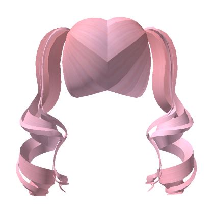 Bright Pink Cute Curly Anime Pigtails Roblox Item Rolimon S