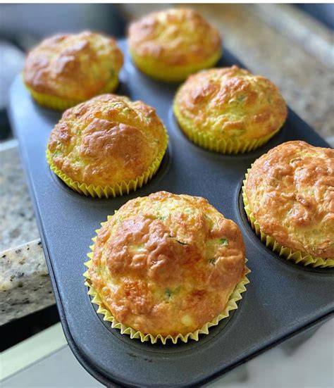 Muffin De Abobrinha Feito Zaya Flour