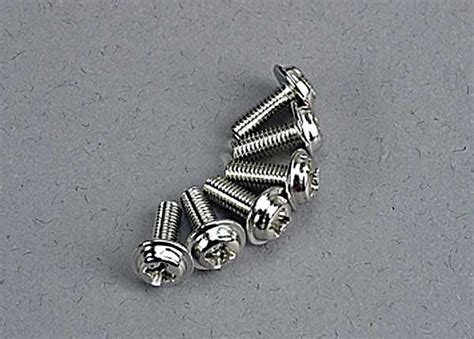 3x8mm Motor Screws 6 TRA3185 BMI Karts Parts