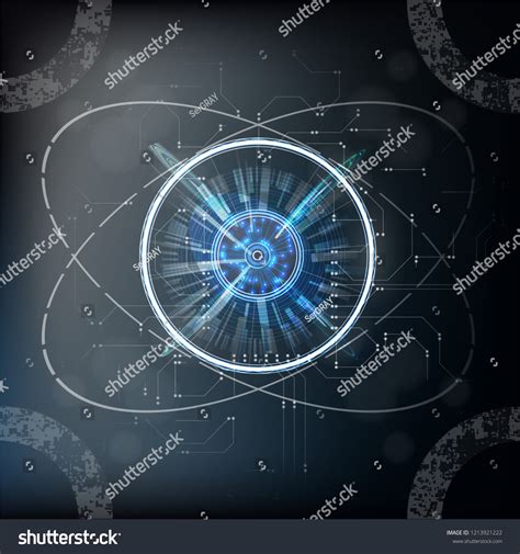 Vektor Stok Quantum Computing Big Data Algorithms Quantum Tanpa