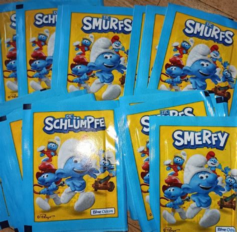 Smerfy Naklejki Nowe Saszetki Naklejek Warszawa Kup Teraz Na