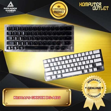 Jual Paradox Ghost Diy Gk X Abs Keycaps Hot Swap Keyboard Black