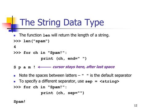 ppt the string data type powerpoint presentation free download id 2787163